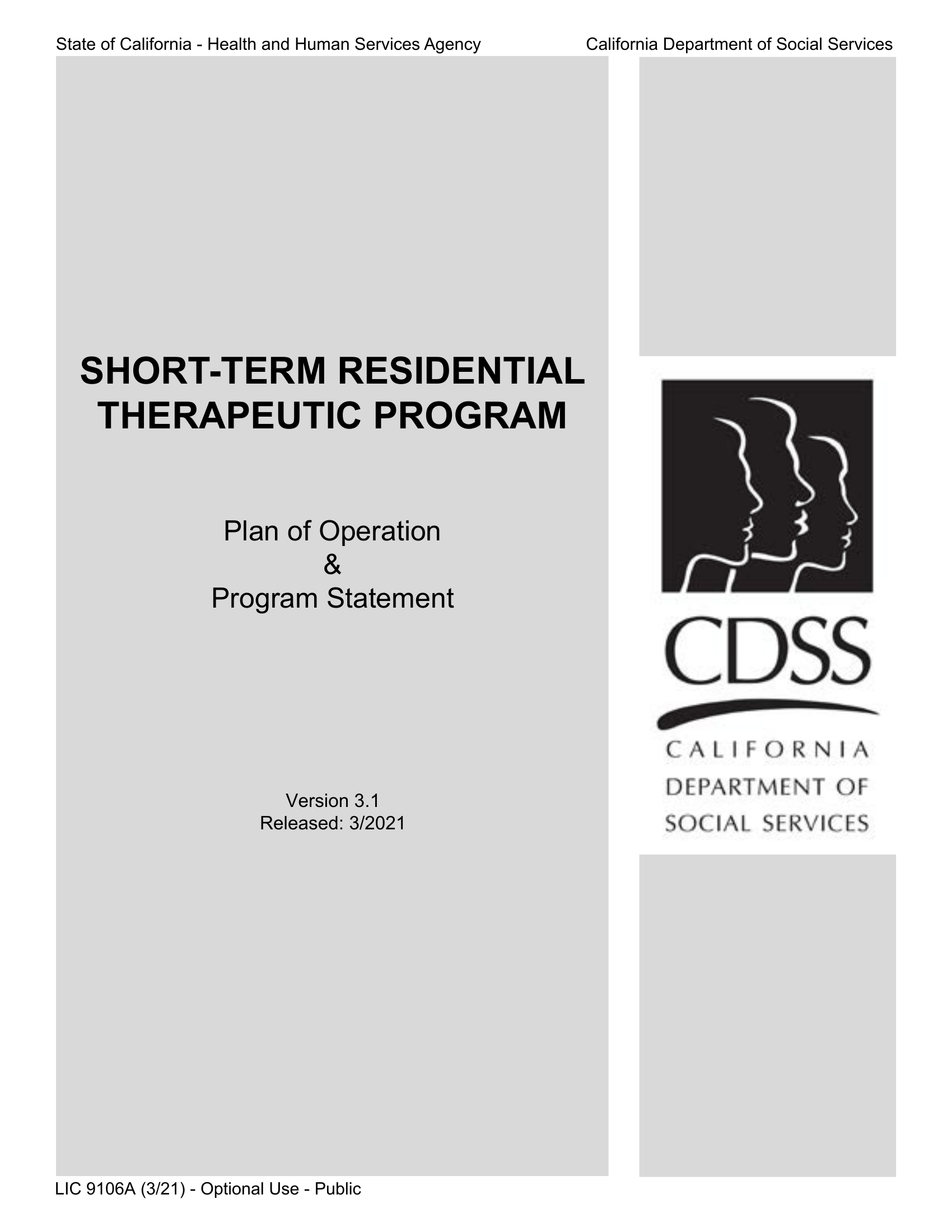 LIC 9106A - Short-Term Residential Therapeutic Program | FormsDocs.com LIC 9106A - Short-Term Residential Therapeutic Program | FormsDocs.com